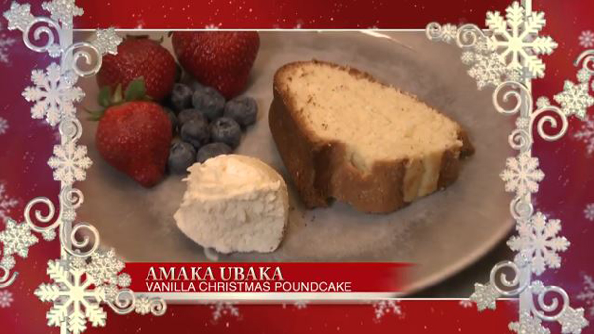 Holiday Helping: Amaka Ubaka’s Vanilla Christmas Pound Cake - Boston ...