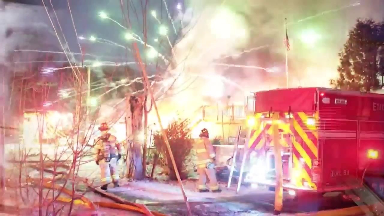 House fire in Spencer escalated by fireworks, propane tanks - Boston ...