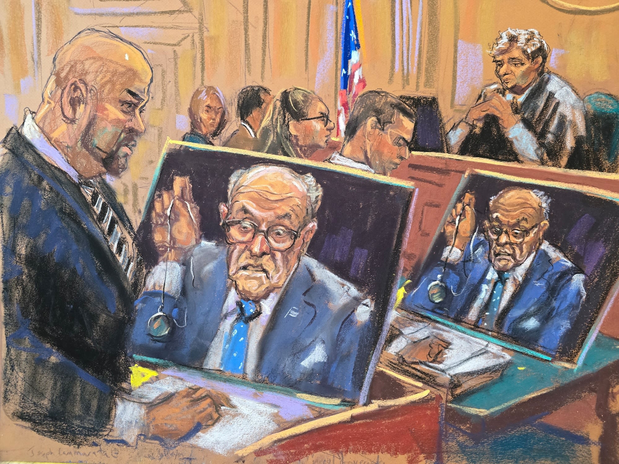 Rudy Giuliani held in contempt in case brought by two former Georgia ...