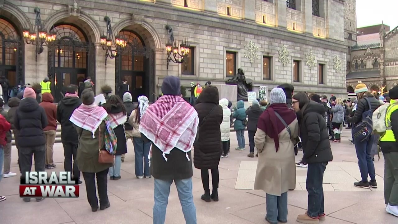 Palestinian orgs celebrate ceasefire deal in Copley Square - Boston ...