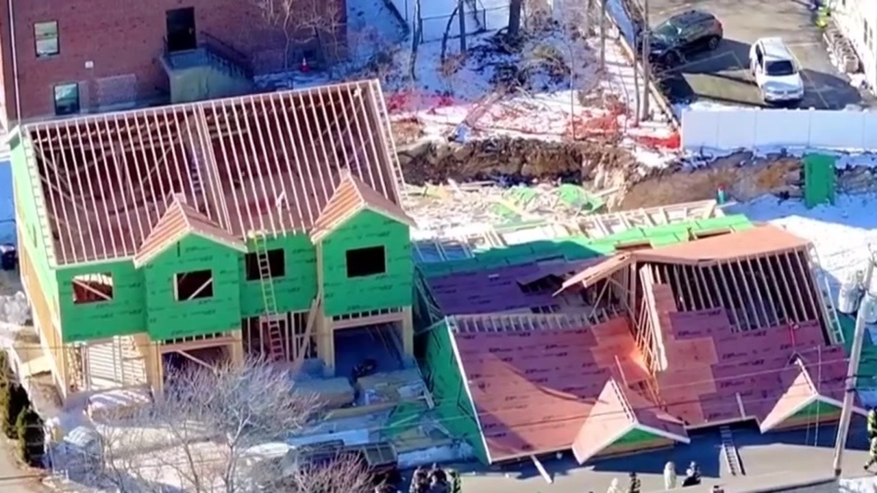 1 dead, 4 hurt in Weymouth construction collapse - Boston News, Weather ...