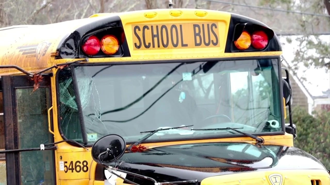 Bus carrying 25 elementary school students strikes utility pole on Cape ...