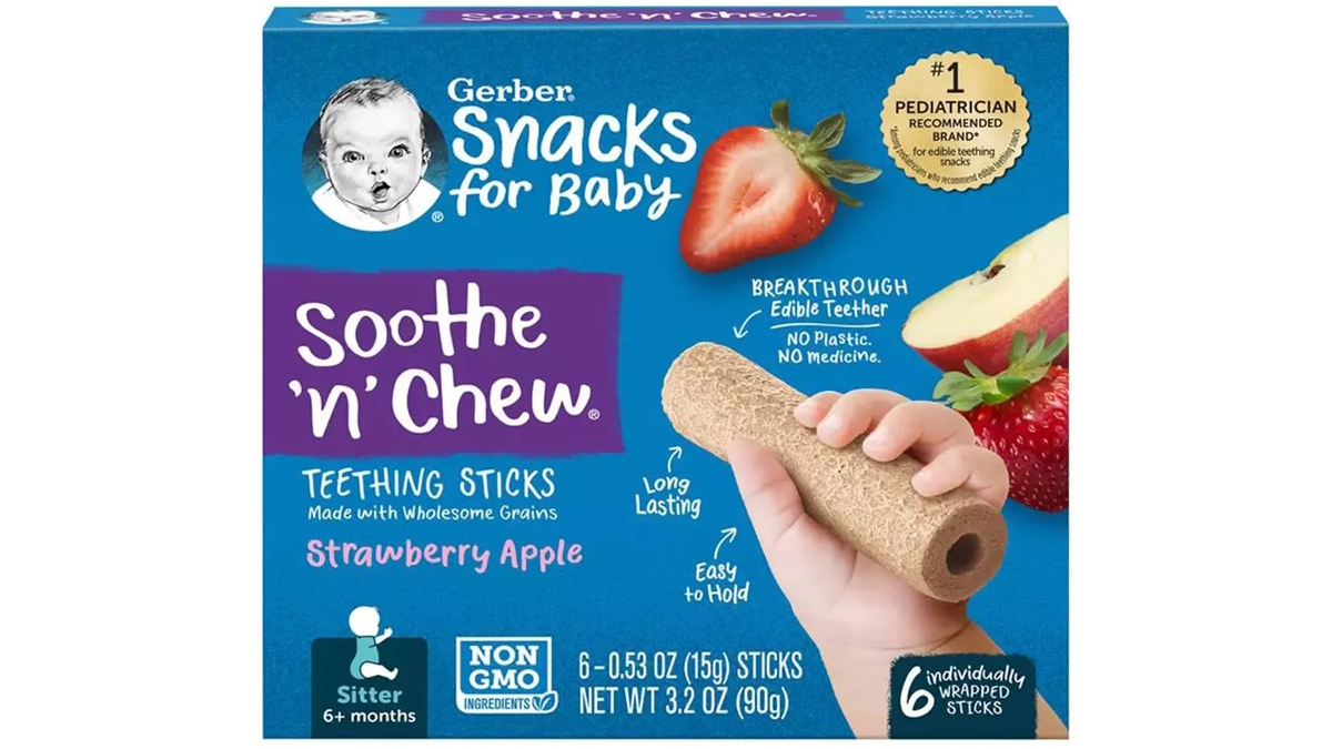 Gerber recalls teething sticks over choking concern - Boston News ...