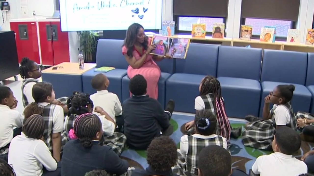 7’s Amaka Ubaka reads to students at Dorchester school in honor of ...