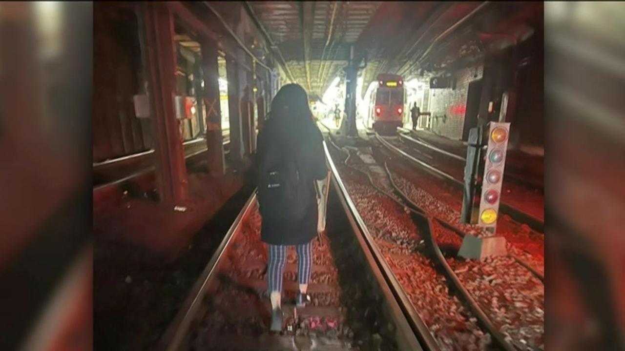 Passengers forced to walk through tunnel after incident involving 2 ...