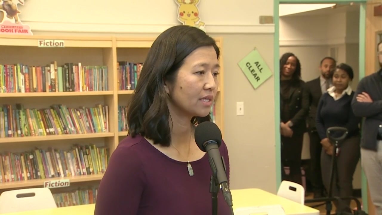 Mayor Michelle Wu preparing for questioning at Capitol Hill over Boston ...