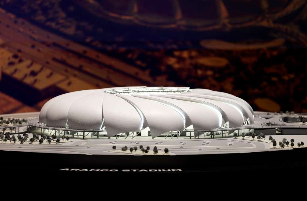 Worker dies on Aramco Stadium construction site in Saudi Arabia, a 2034 ...