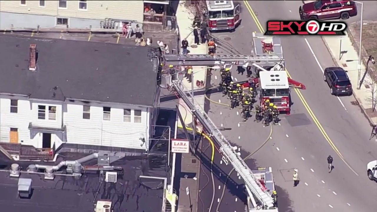 Multi-family house catches fire in Worcester - Boston News, Weather ...