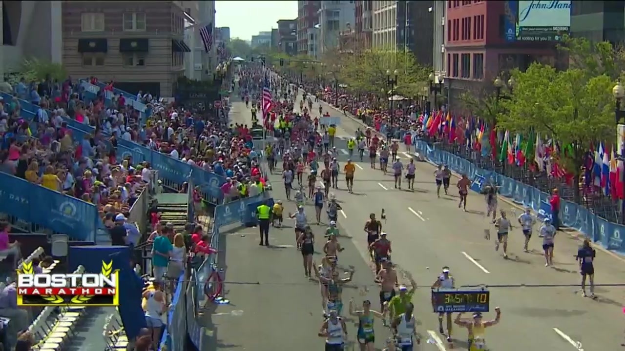 ‘The runners are coming’: Lokedi breaks Boston Marathon course record ...