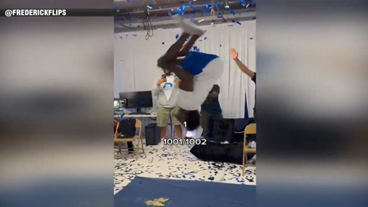 US Olympic medalist breaks world record for backflips in 24 hours ...