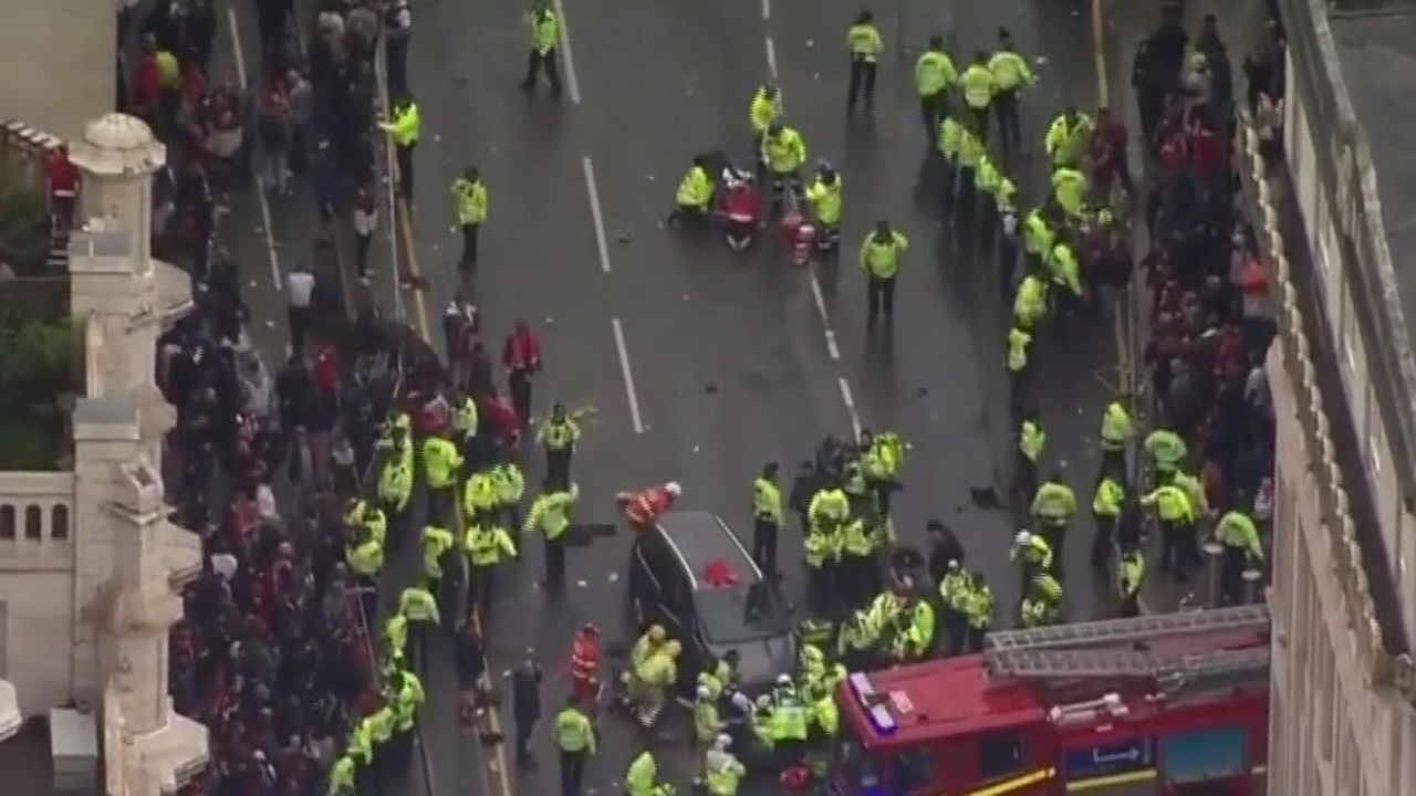 Driver arrested on suspicion of attempted murder after Liverpool soccer ... Driver arrested on suspicion of attempted murder after Liverpool soccer ...
