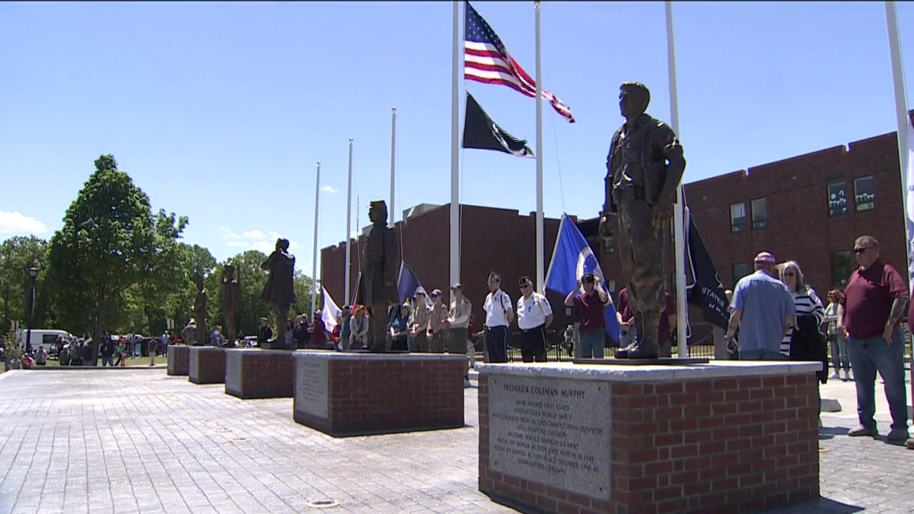 5 new statues unveiled in Weymouth as Memorial Day tribute to town’s ...
