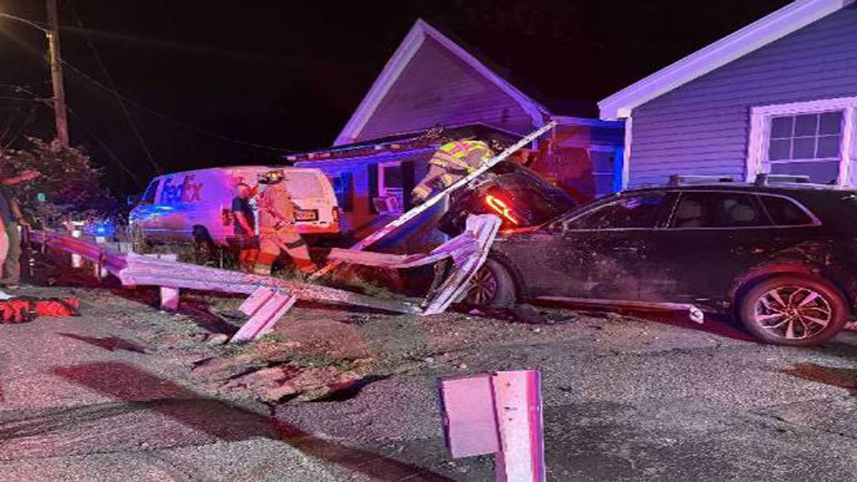 Man seriously injured when car crashes into house in Dracut - Boston News, Weather, Sports ...