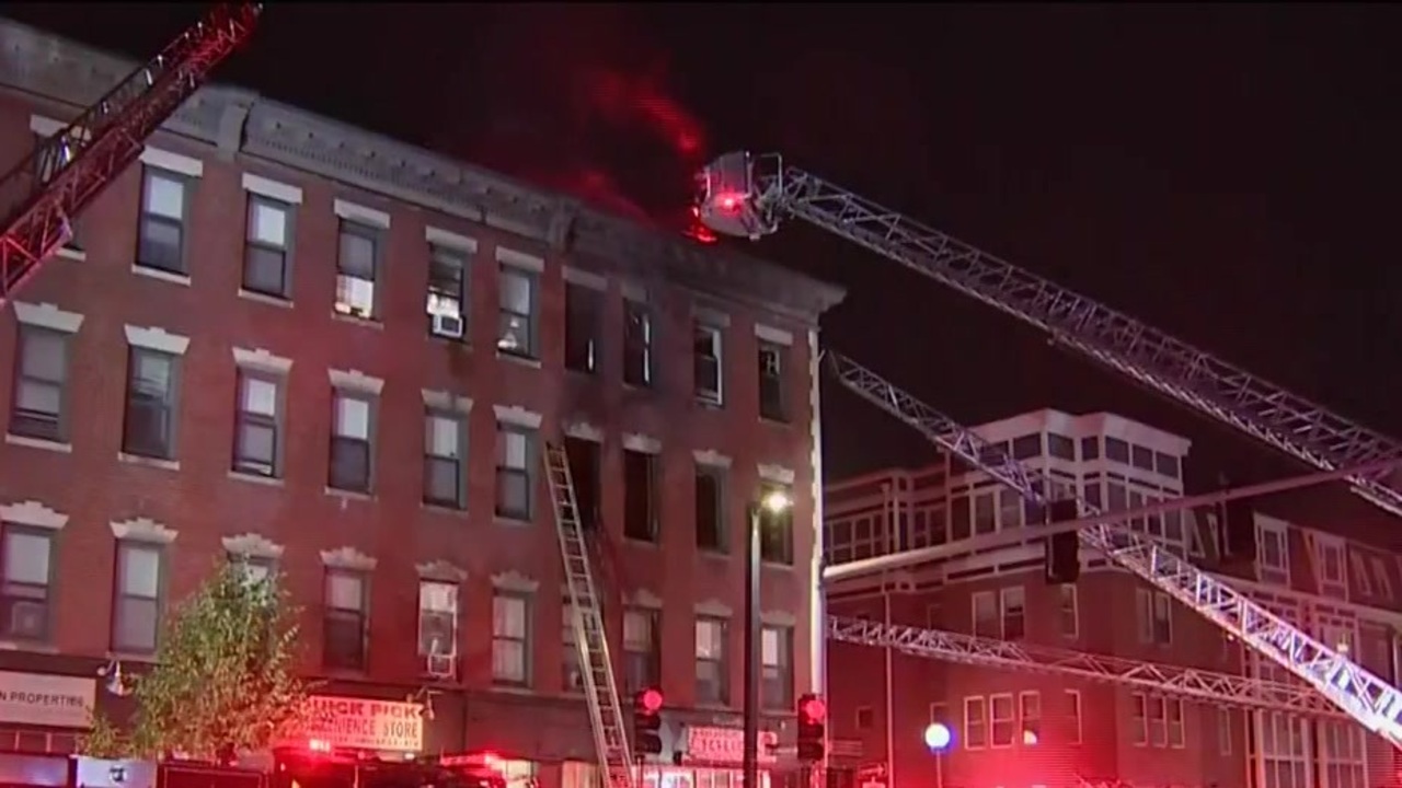 Woman rescued from heavy fire on Tremont Street in Boston, 14 displaced ...