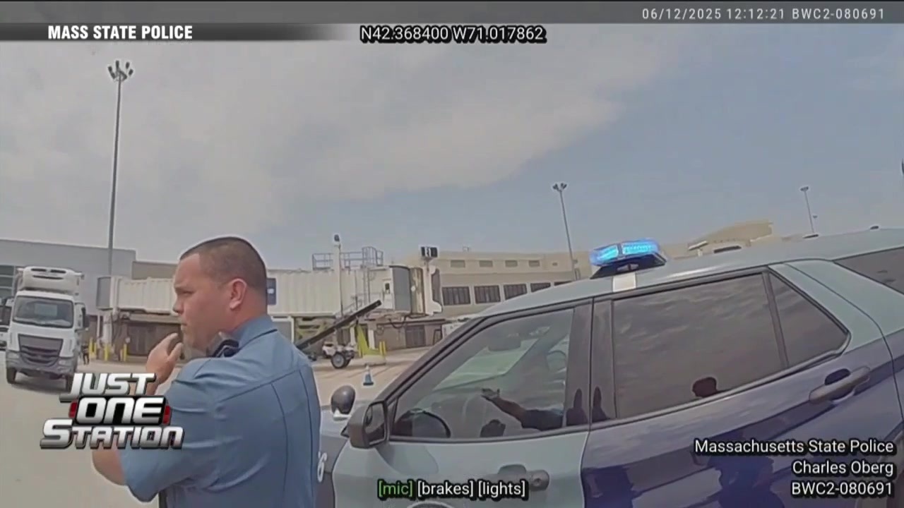 JUST ONE STATION: State police dash cam footage shows response at Logan ...