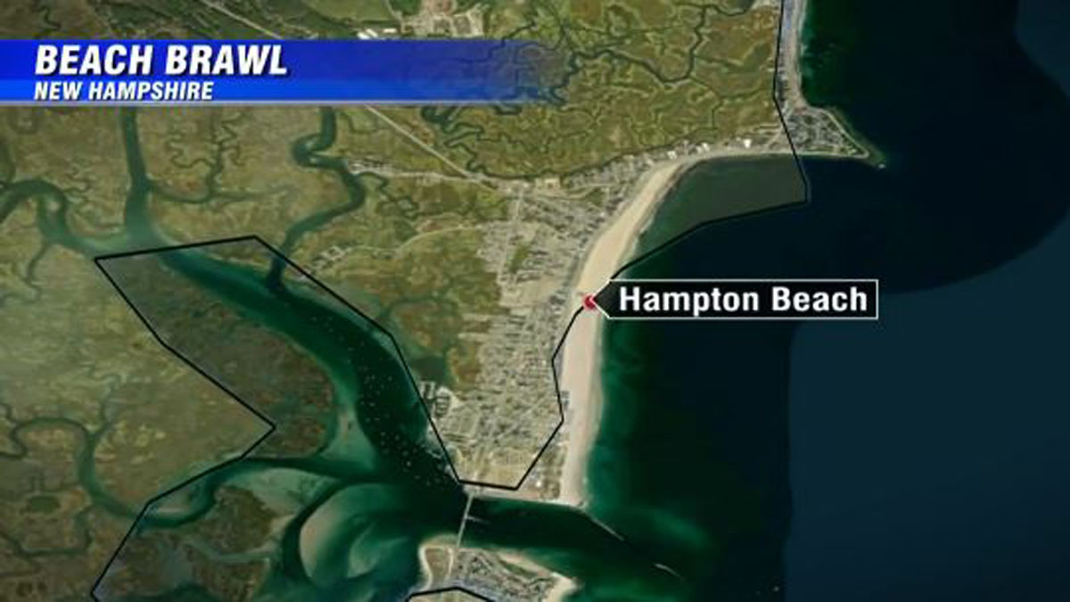10 taken into custody after Fourth of July beach brawl in Hampton, NH ...