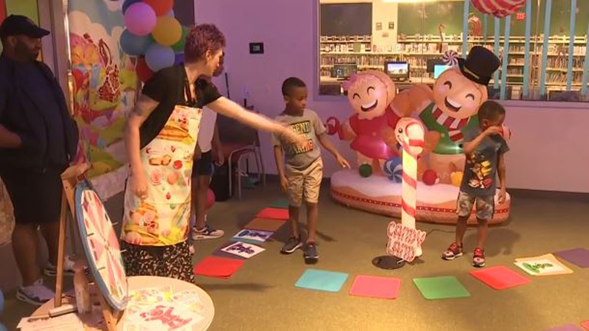 Weymouth library encouraging kids to read with life-size Candy Land ...