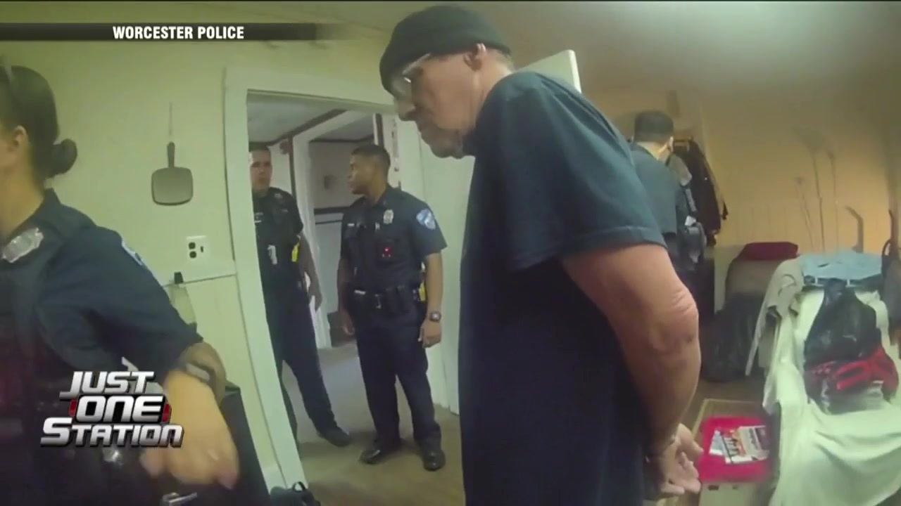 JUST ONE STATION: Bodycam footage shows Worcester police making ...