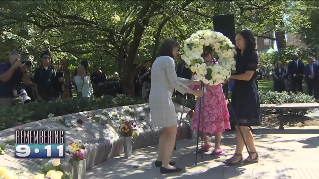 Boston remembers 9/11 with wreath laying ceremony in Public Garden ...