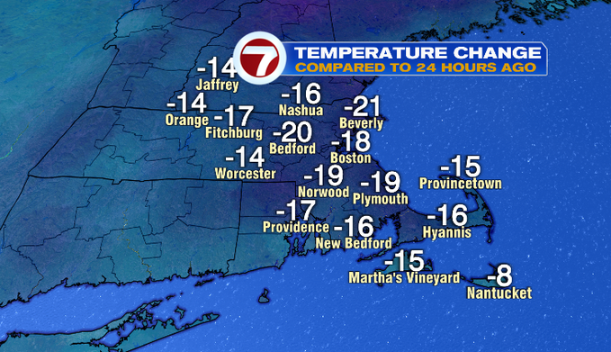 Temperatures tumble, tracking coastal storm - Boston News, Weather ...