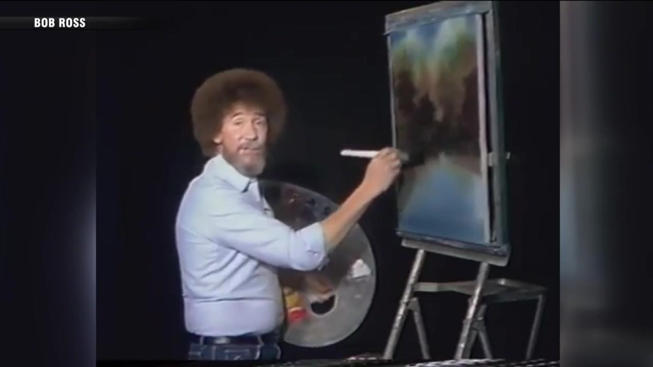 Bob Ross paintings to be auctioned to support public TV stations after ...