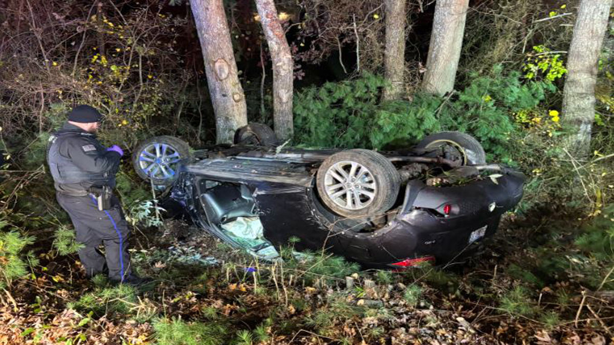 2 hospitalized after rollover crash in Halifax - Boston News, Weather ...