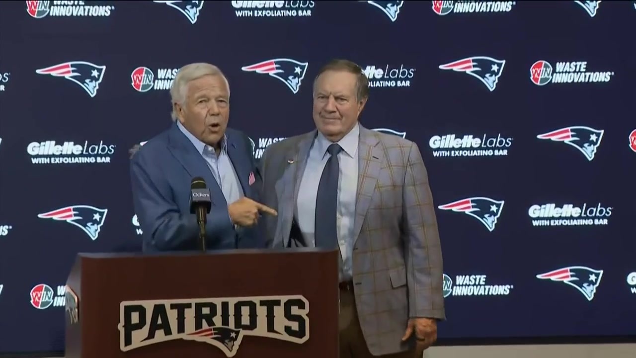 Patriots’ Robert Kraft says Bill Belichick unequivocally deserves to be ...