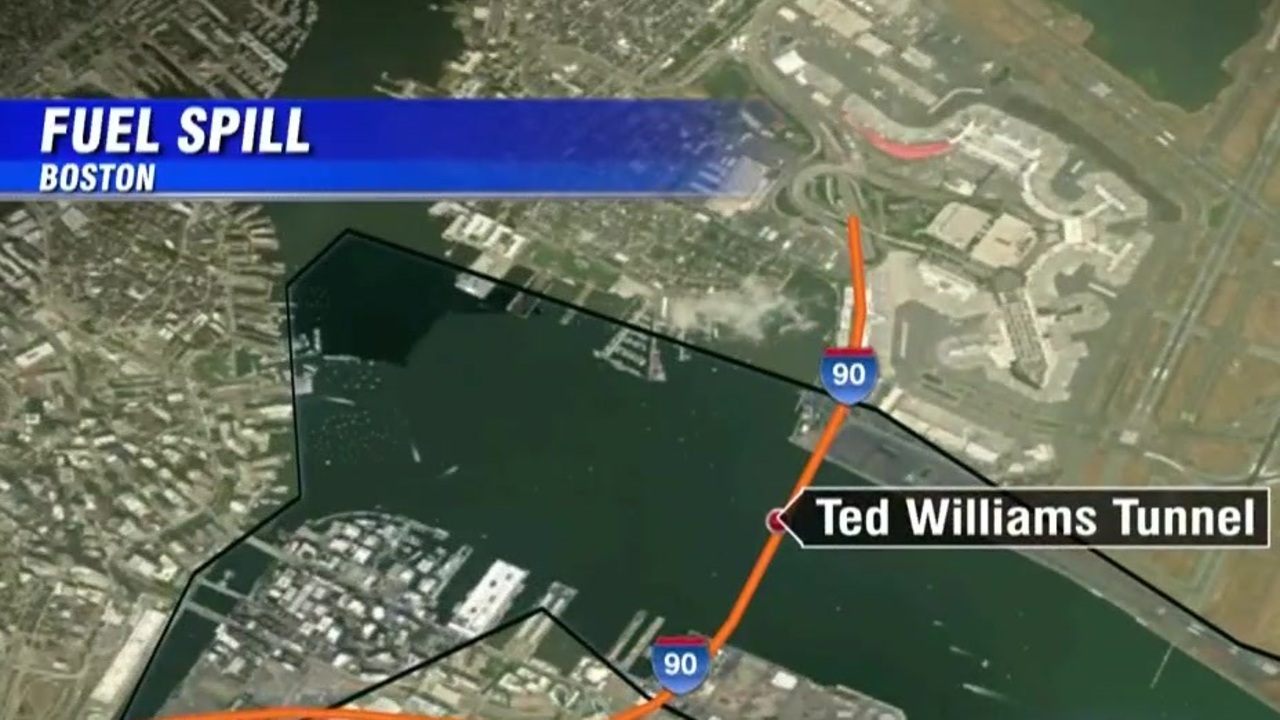Fuel spill causes lane closure in Ted Williams tunnel - Boston News ...