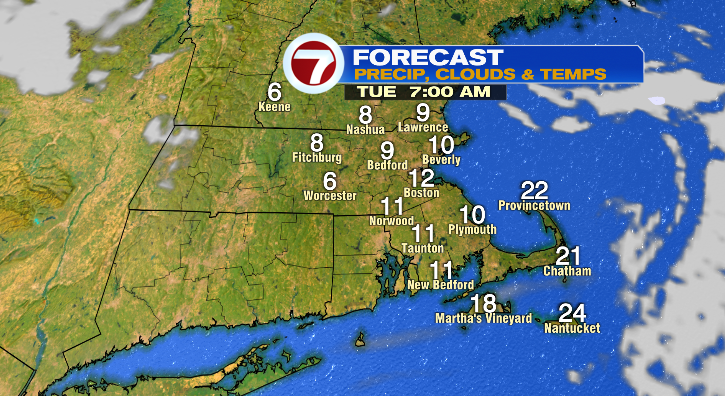 Bitter cold start Tuesday morning, chances for rain and snow midweek ...