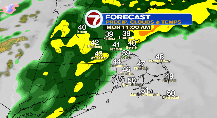 Freezing rain to create slick roads tonight, plain rain for Monday ...