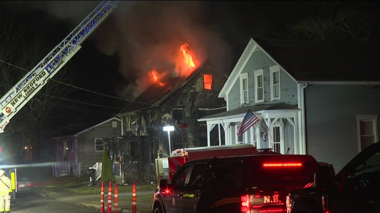 New Bedford home goes up in flames multiple times - Boston News ...