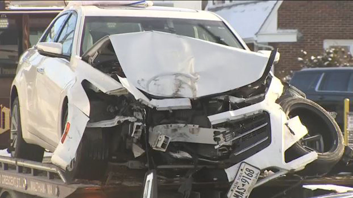 3-car crash in Waltham leaves 2 hospitalized - Boston News, Weather ...