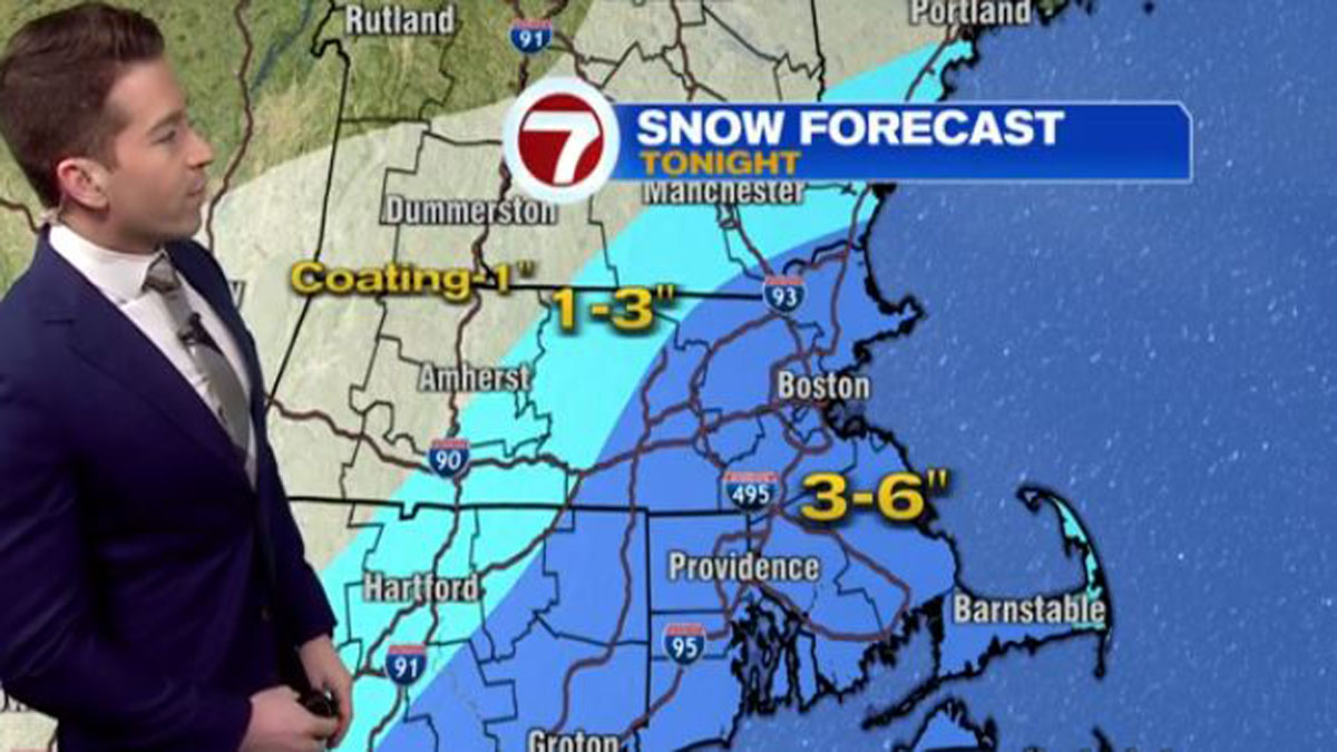 System set to bring up to 6 inches of snow to parts of Mass. overnight ...