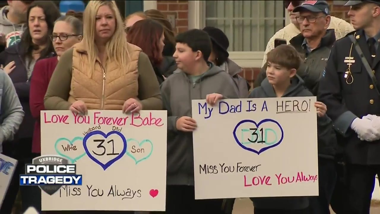 Uxbridge community holds procession for officer killed in the line of ...