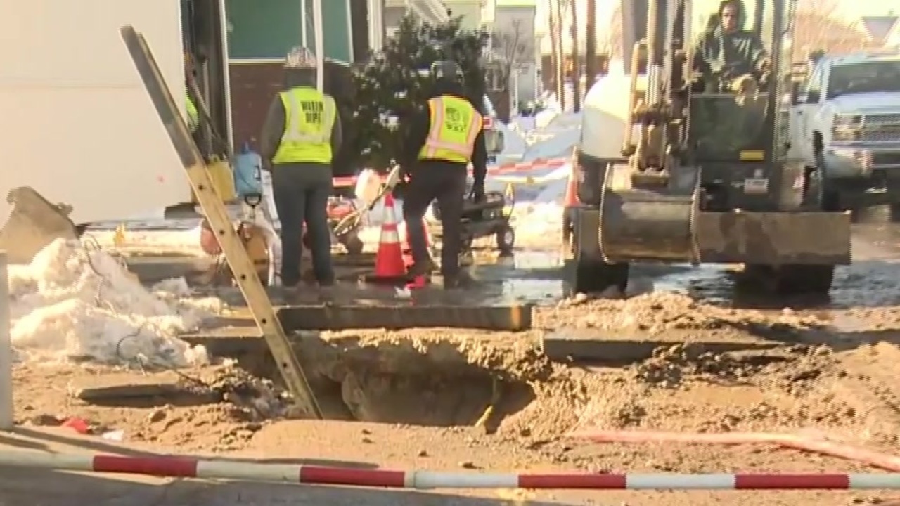 Homes flooded by Revere water main break - Boston News, Weather, Sports ...