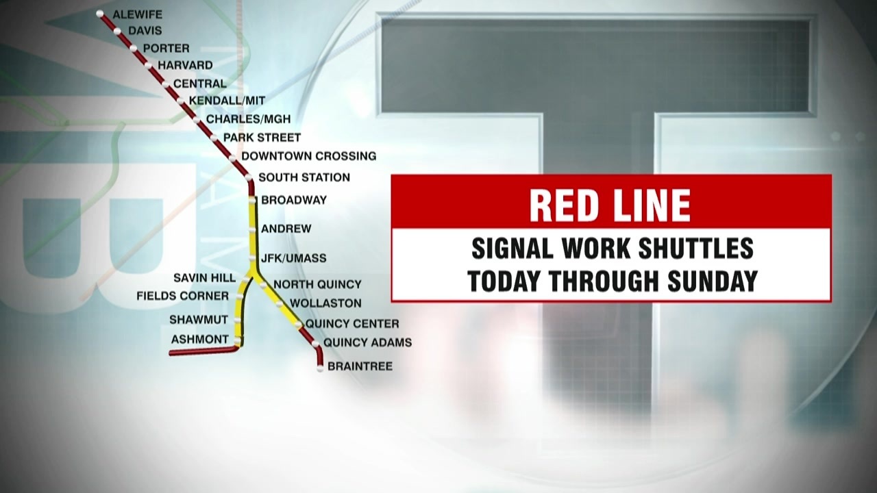 Large section of Red Line closed through Sunday for signal maintenance ...