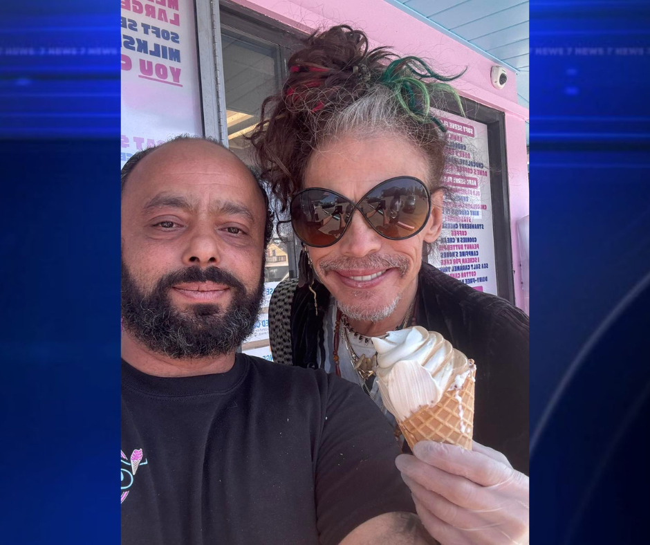 Steven Tyler spotted in Quincy at Bella’s Creamery - Boston News ...