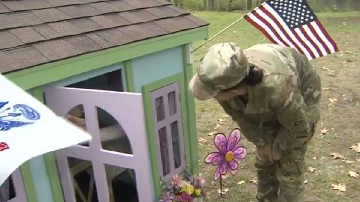 Habitat for Humanity presents 600th playhouse to military family ...