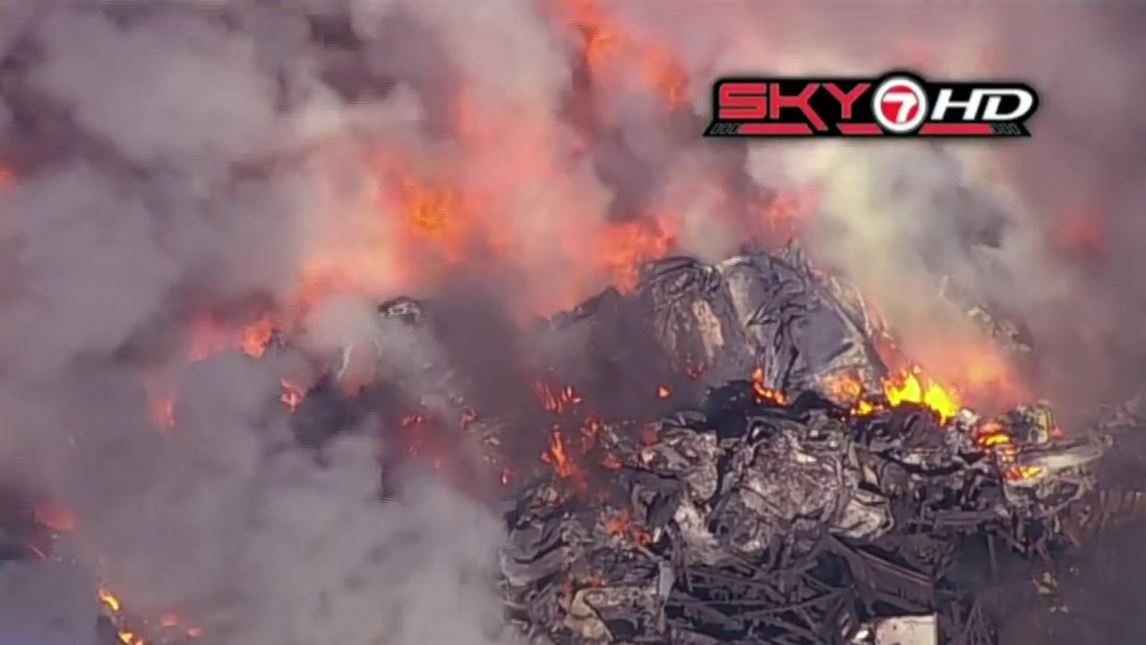 Massive fire at Westport scrap yard - Boston News, Weather, Sports ...