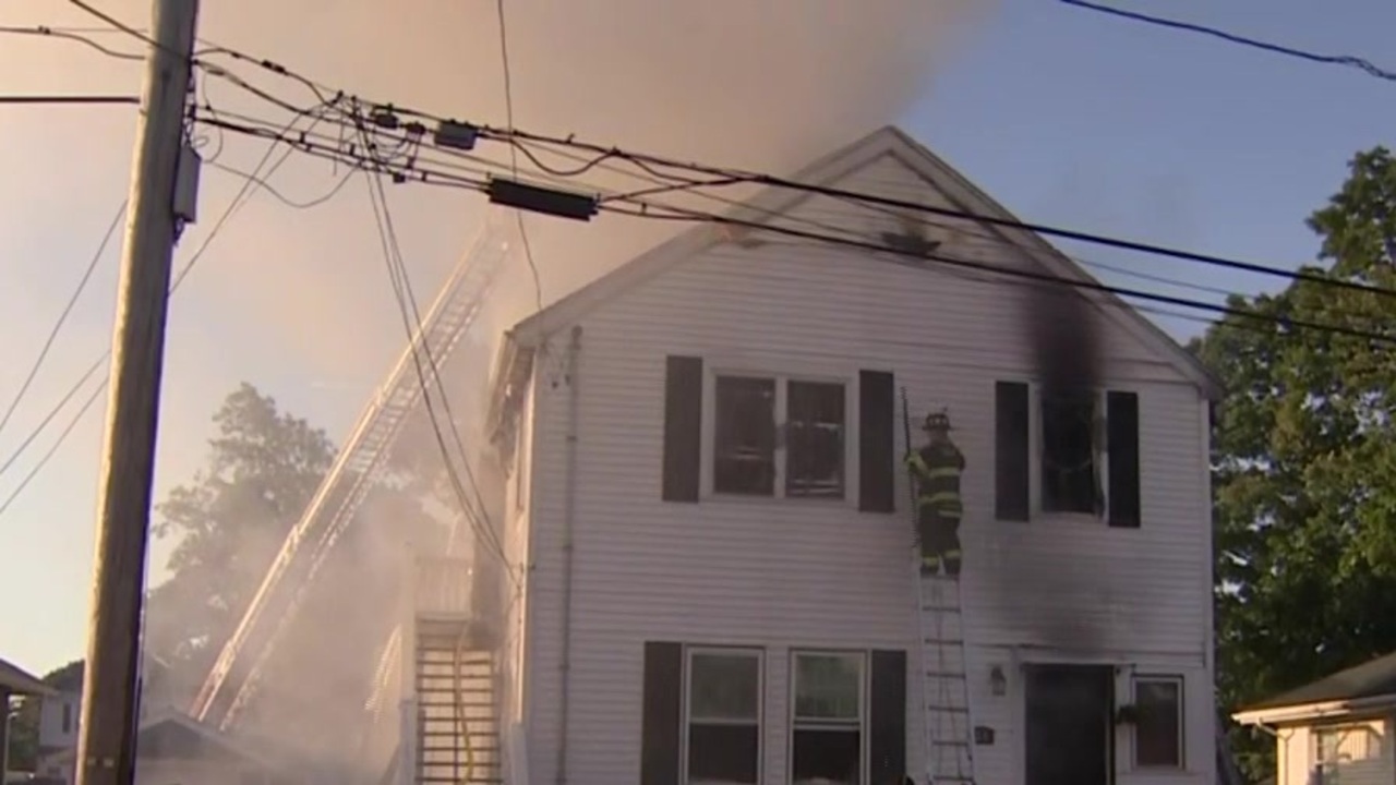 Crews battle house fire in Quincy - Boston News, Weather, Sports | WHDH ...