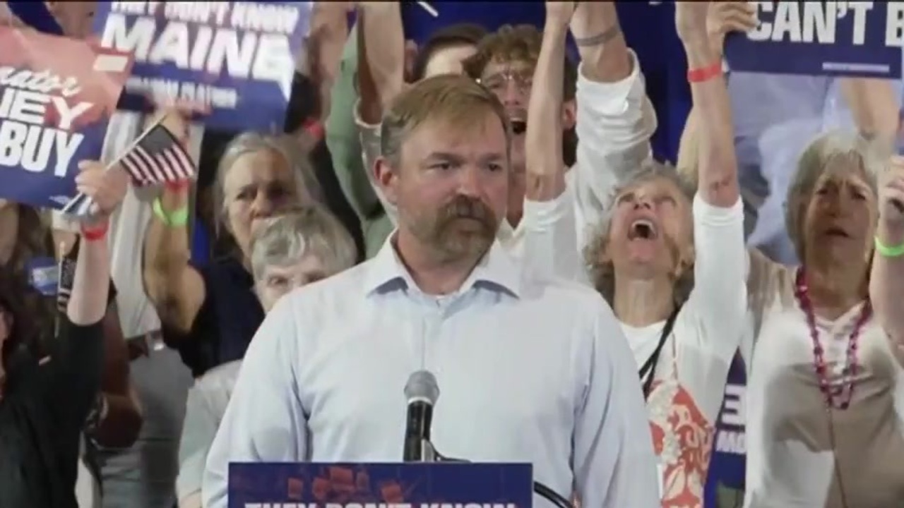 Graham Platner wins the Democratic primary for US Senate in Maine, will ...