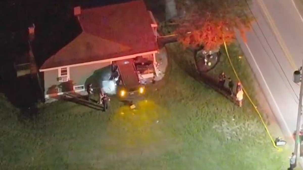 Driver crashes into house in Abington - Boston News, Weather, Sports ...